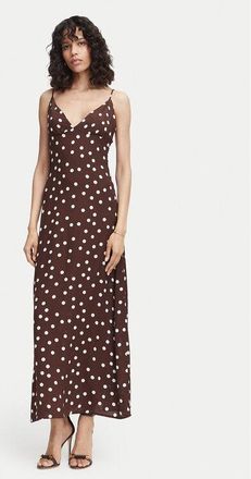 Vero Moda Sommerkleid Elisa 10350647 Dunkelbraun Regular Fit