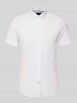 Joop Slim Fit Freizeithemd aus Baumwoll-Leinen-Mix Modell Pit