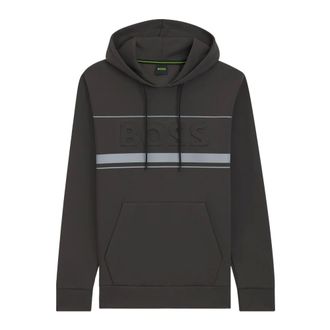 HUGO BOSS Homme, Sweatshirts et sweats &agrave; capuche, Noir, Taille: XL Gilet &agrave; Capuche Gris Confort Styl&eacute;