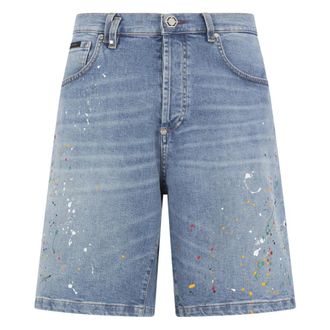 Philipp Plein Herren, Shorts, Blau, W34Gr&ouml;&szlig;e