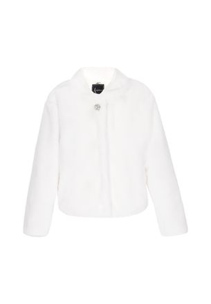 Faina Jacke Frauen Wei&szlig;