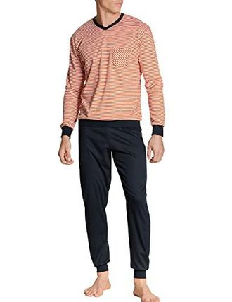CALIDA Relax Streamline 2 Ensemble de Pijama, Mandarine Orange, L Homme