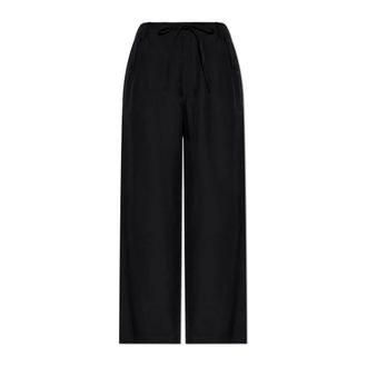 Yohji Yamamoto Straight Leg Pants - - Trousers - Damen - Schwarzk - S