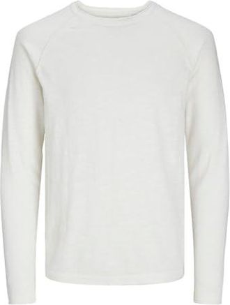 Jack & Jones Jjebreeze Knit Crew Neck Sn Pull en Tricot, Cloud Dancer, XXL Homme