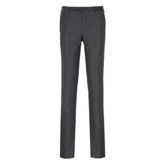Incotex Baumwollhose mit G&uuml;rtelschlaufen - - Trousers - Herren - Grau - 3XL