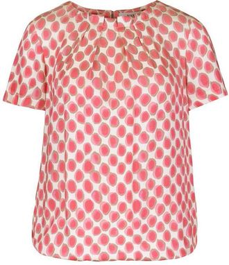 bianca Druckbluse DARIN mit grafischem Punkt-Dessin in Trendfarbe