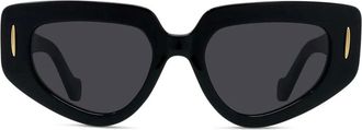 Loewe Femme, Accessoires, Noir, Taille: 51 MM Anagram Lunettes de soleil