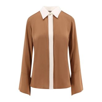 Max Mara Seidenhemd - - Blouses & Shirts - Damen - Braun - XS