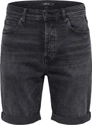 Replay Homme, Shorts, Gris, Taille: W31 Shorts en jean fusel&eacute;s