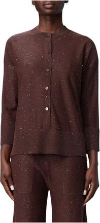 KANGRA Femme, Pulls, Brun, Taille: 42 FR Cardigan