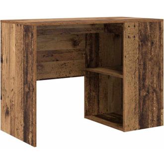vidaXL Bureau Bois ancien 102 x 50 x 75 cm Bois dingénierie Vidaxl