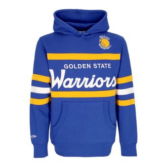 Mitchell & Ness NBA Head Coach Hoodie Original Team Colors - - Sweatshirts & Hoodies - Herren - Blau - XL