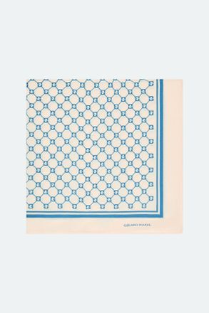 Gerard Darel Carr&eacute; &agrave; monogramme en soie - DANAE - Jeans