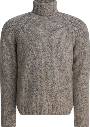 Ermenegildo Zegna Gestrickter Rollkragenpullover - Nude