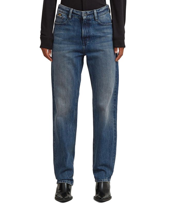 G-Star Damen Iggie Straight Jeans, Blau (Worn in Mountain Dusk D27704 ...
