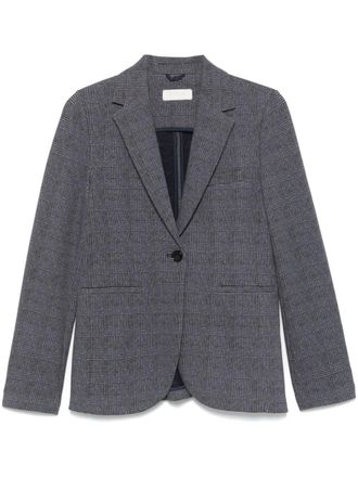 Circolo 1901 blazer à motif Prince de galles - Bleu