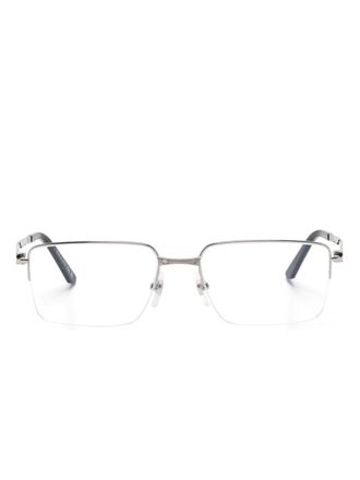 Cartier lunettes de vue à monture rectangulaire - Argent