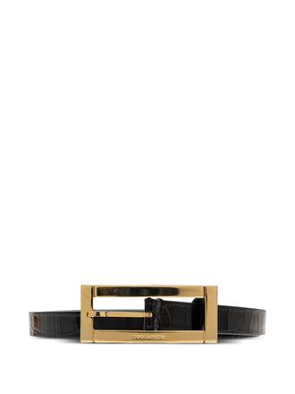 Dsquared2 ceinture en cuir à boucle - Noir