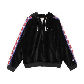 Champion Schwarzes Kapuzen-Sweatshirt mit Rei&szlig;verschluss - - Sweatshirts & Hoodies - Damen - Schwarzk - L