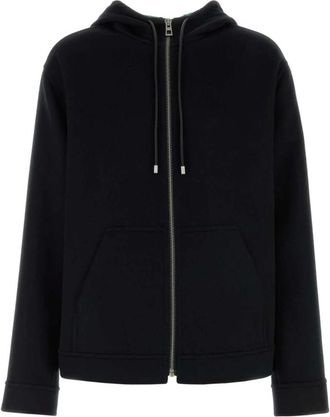 Loewe Homme, Sweatshirts et sweats &agrave; capuche, Noir, Taille: L Veste &agrave; capuche zipp&eacute;e