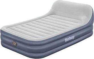 Bestway TriTech Luftbett SleekFlow mit Kopfteil & Luftpumpe Double XL/Hi 226 x 152 x 84 cm