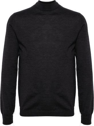 Maison Margiela Pullover mit Rundhalsausschnitt - Grau