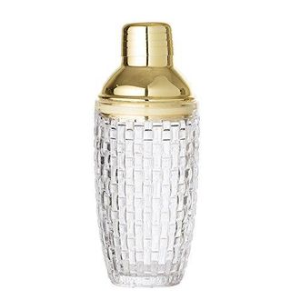 Bloomingville Cocktail Shaker, klar goldfarben, Glas