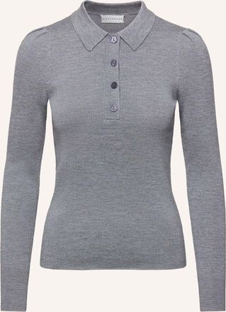 Kiefermann Kiefermann Strickpolo Alarika Aus Merino grau