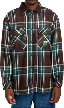 Element MENS HOLLOW CLASSIC LS HEMD BRAUN