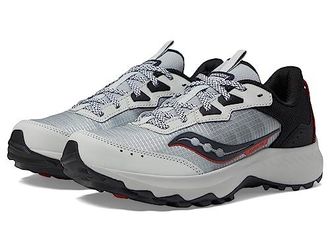 Saucony Mens Aura TR Sneaker, Concrete/Black, 8