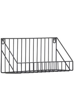 CARRYHOME Wandregal, Schwarz, Metall, 30x14x11 cm, Bsci, Typenauswahl, h&auml;ngend, K&uuml;chen, K&uuml;chenm&ouml;bel, K&uuml;chenregale