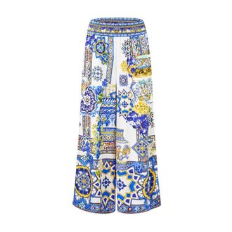 Camilla Femme, Pantalons, Multicolore, Taille: 40 FR Pantalon Large Coupe Espagne Nirvana