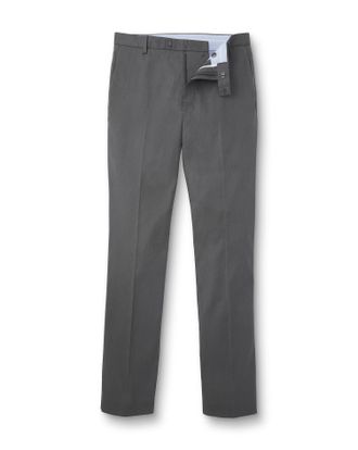 CHARLES TYRWHITT Smarte Hose mit Stretch-Textur - Anthrazit