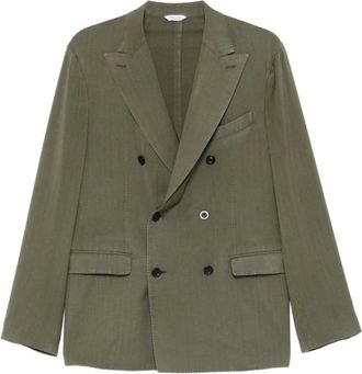 Boglioli Homme, Vestes, Vert, Taille: 2XL Veste Crois&eacute;e