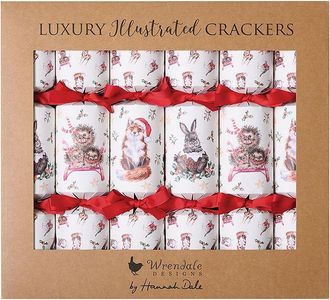 Wrendale Designs by Hannah Dale - Winterwunderland - Luxus-Weihnachtsknallbonbons - 6er-Set