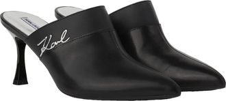 Karl Lagerfeld Hohe Schuhe - Sienna Mules mit Absatz - Gr. 36 (EU) - in Schwarz - f&uuml;r Damen