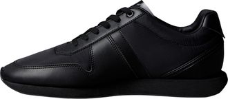 Calvin Klein Herren Retro Run Lace Mix Emb Tongue Ym0Ym01400 Low Top, Black (Triple Black), 42 EU