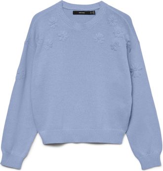 Vero Moda Vmdaisy Emb Ls O-Neck Pullover Boo