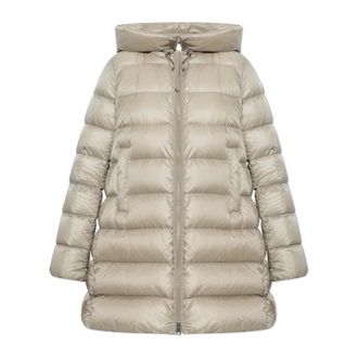 Moncler Femme, Vestes, Beige, Taille: 46 FR Doudoune Suyenne