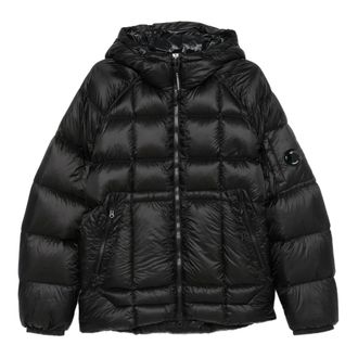 C.P. Company C.p. Company, Homme, Vestes, Noir, Taille: L Veste Noire de Taille Moyenne V&ecirc;tements dext&eacute;rieur