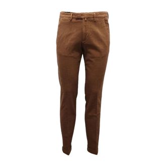 BRIGLIA 1949 Italienische Hose - - Trousers - Herren - Braun - W40