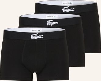 Lacoste 3er-Pack Boxershorts schwarz