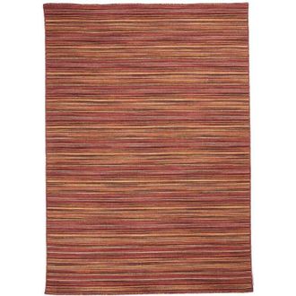 Un amour de tapis Unamourdetapis - Tapis Chambre en laine 60x110 rouge rectangle fait &agrave; la main