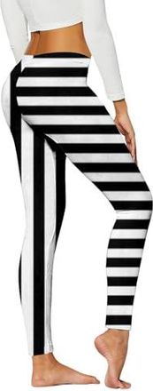 Generic Legging de sport 2026 pour femme - Mode A Halloween - Imprim&eacute; d&eacute;contract&eacute; et confortable - Pour le sport et le yoga, Noir, XXL