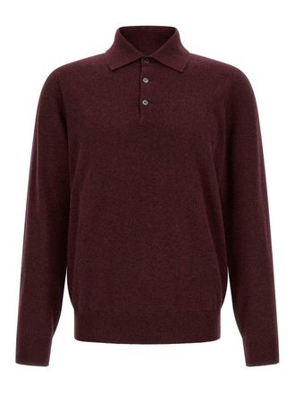 Brunello Cucinelli Polo - Rouge Brun