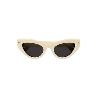 Alexander McQueen Am0407S Cat-Eye-Sonnenbrille - - Accessories - Damen - Wei&szlig; - 52 MM