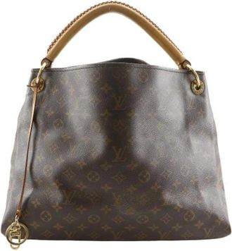Louis Vuitton Sac &agrave; main en toile Pre-owned - Femme - Pre-owned - Brun - Taille: ONE Size