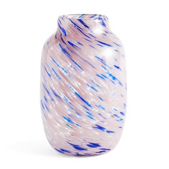 HAY Vase, 30cm, Blau,rosa