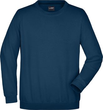 James & Nicholson Sweatshirt Rundhals - Klassischer Sweatpullover für Freizeit und Beruf | Farbe: petrol | Grösse: 3XL