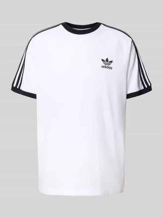 adidas Originals T-Shirt mit Label-Stitching und Rundhalsausschnitt
